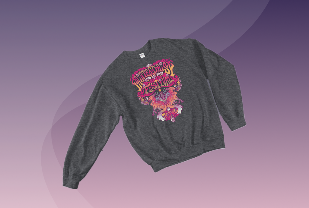 Painted Daisy Festival Sweatshirt – Dorian Live Merch Store